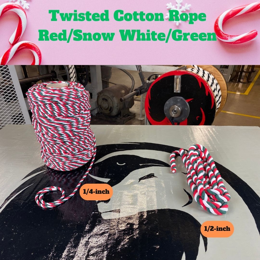 Ravenox Christmas Twisted Cotton Rope | Cordage for Decoration