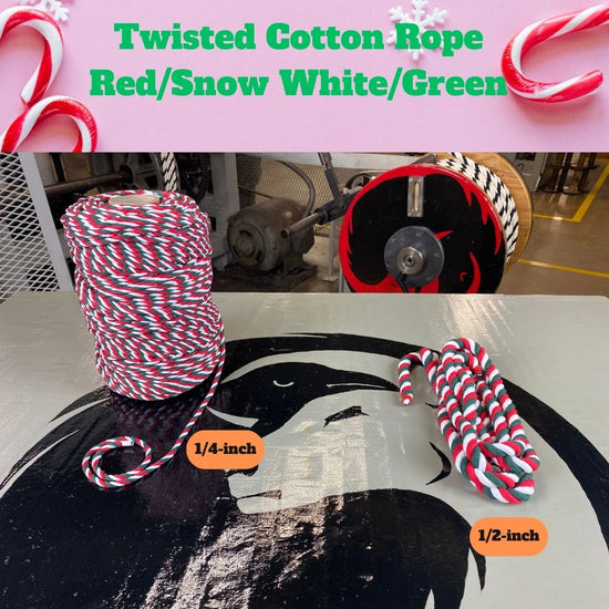 Ravenox Christmas Twisted Cotton Rope | Cordage for Decoration