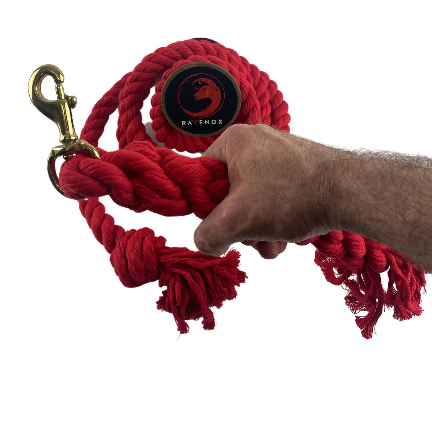 Ravenox Horse Tack Horse Leads | 1-Inch Soft Cotton Rope