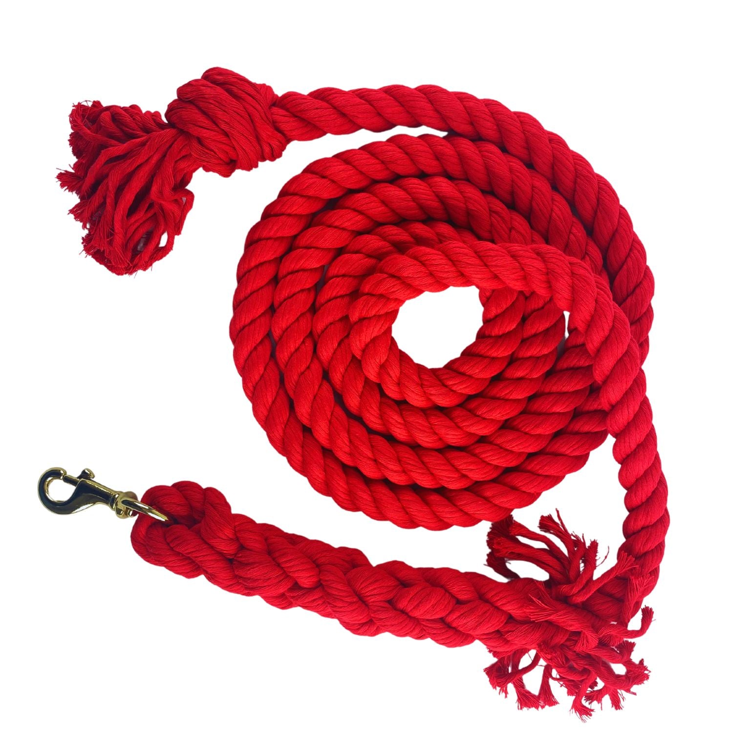 Ravenox Horse Tack Horse Leads | 1-Inch Soft Cotton Rope