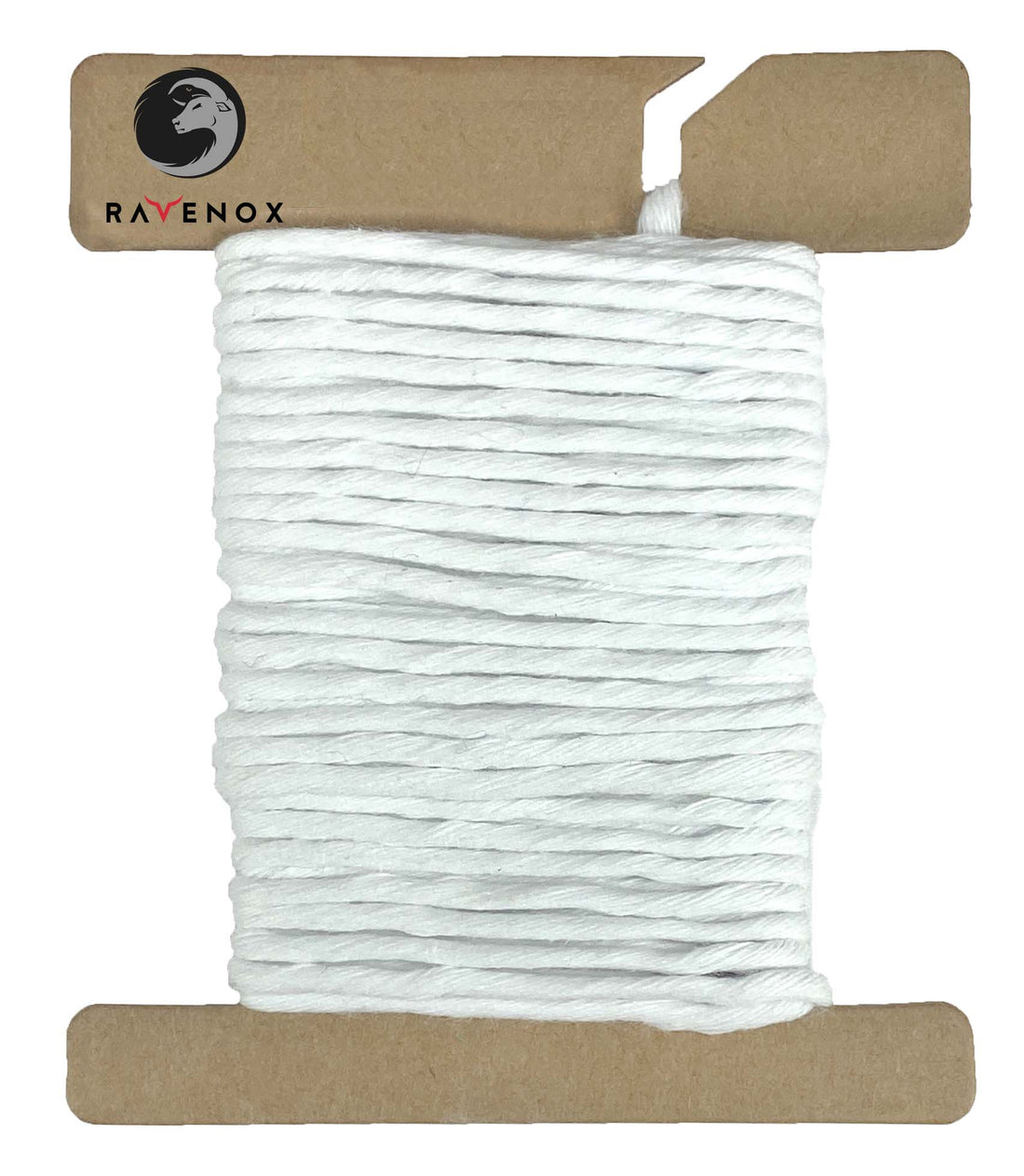 Ravenox Snow White Macrame Cord - Pristine 2mm & 3mm Strands