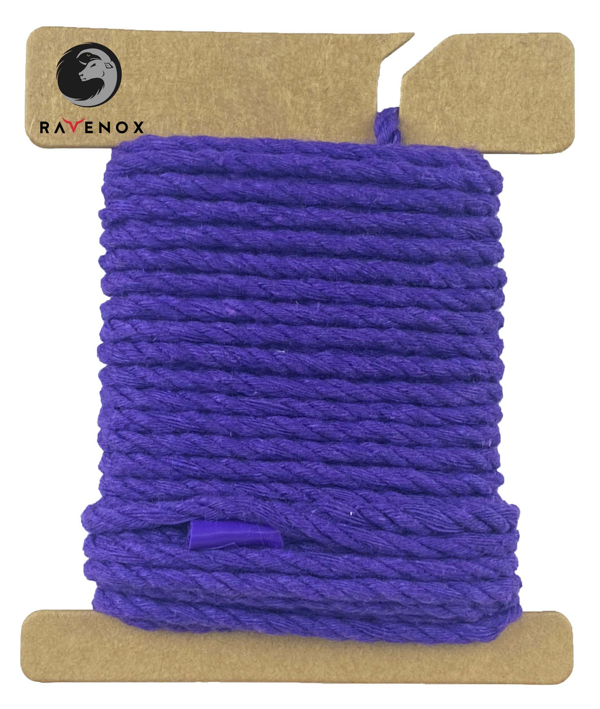 Ravenox Purple Twisted Cotton Rope | Soft Cordage at Low Prices