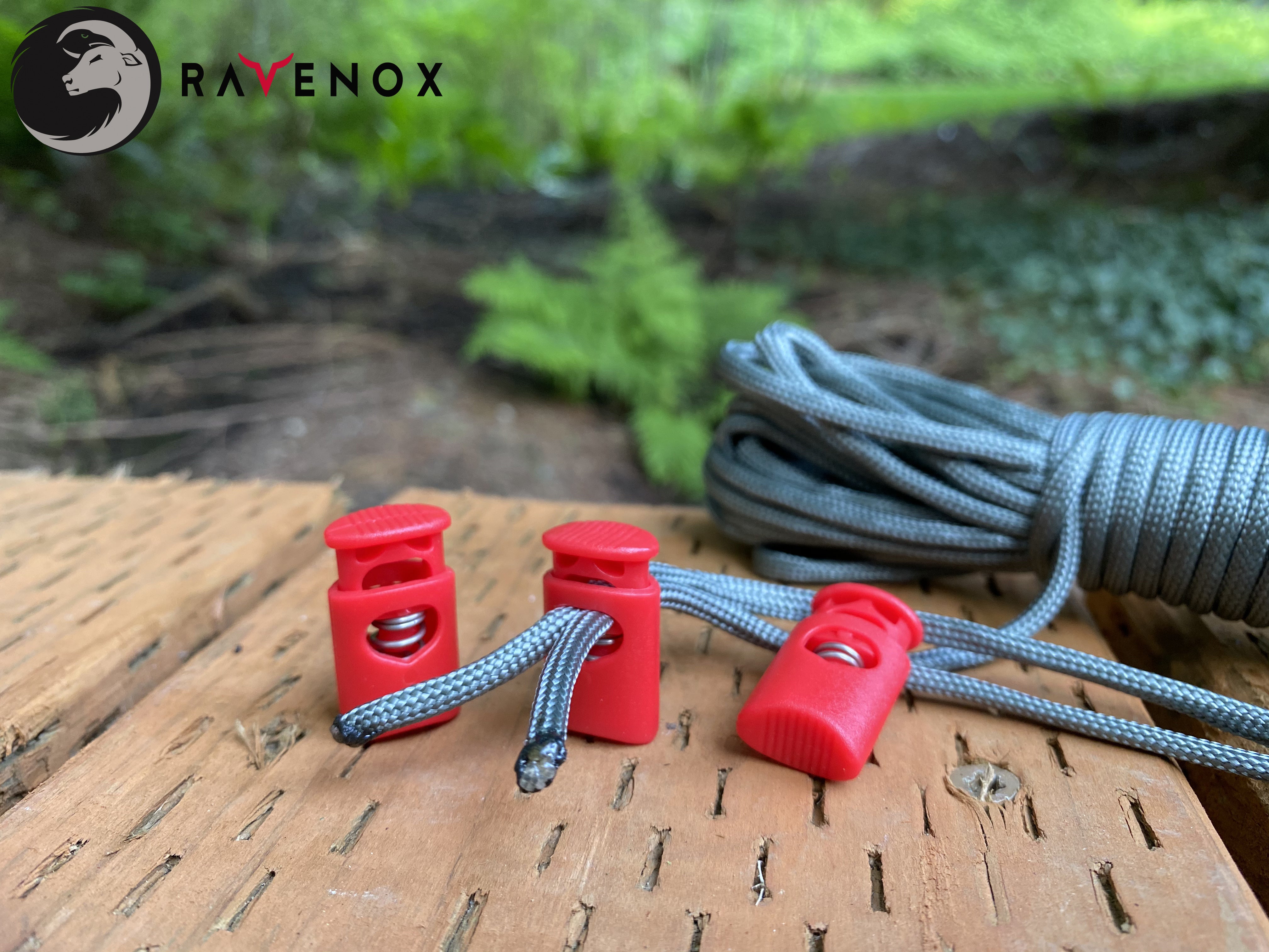 Ravenox Colored Crown Cord Lock | Cord Lock Toggle For Paracord