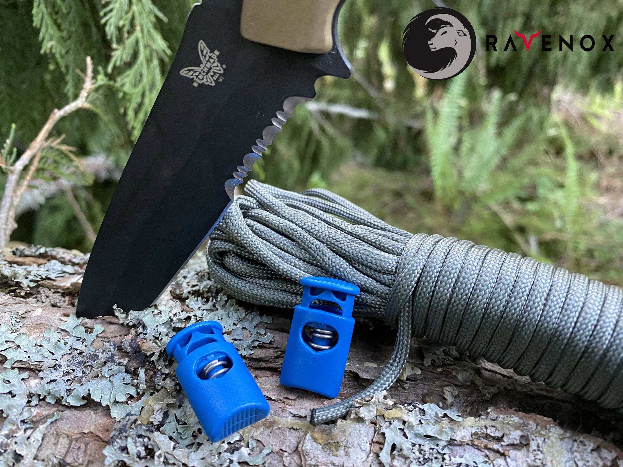 Ravenox Colored Crown Cord Lock | Cord Lock Toggle For Paracord