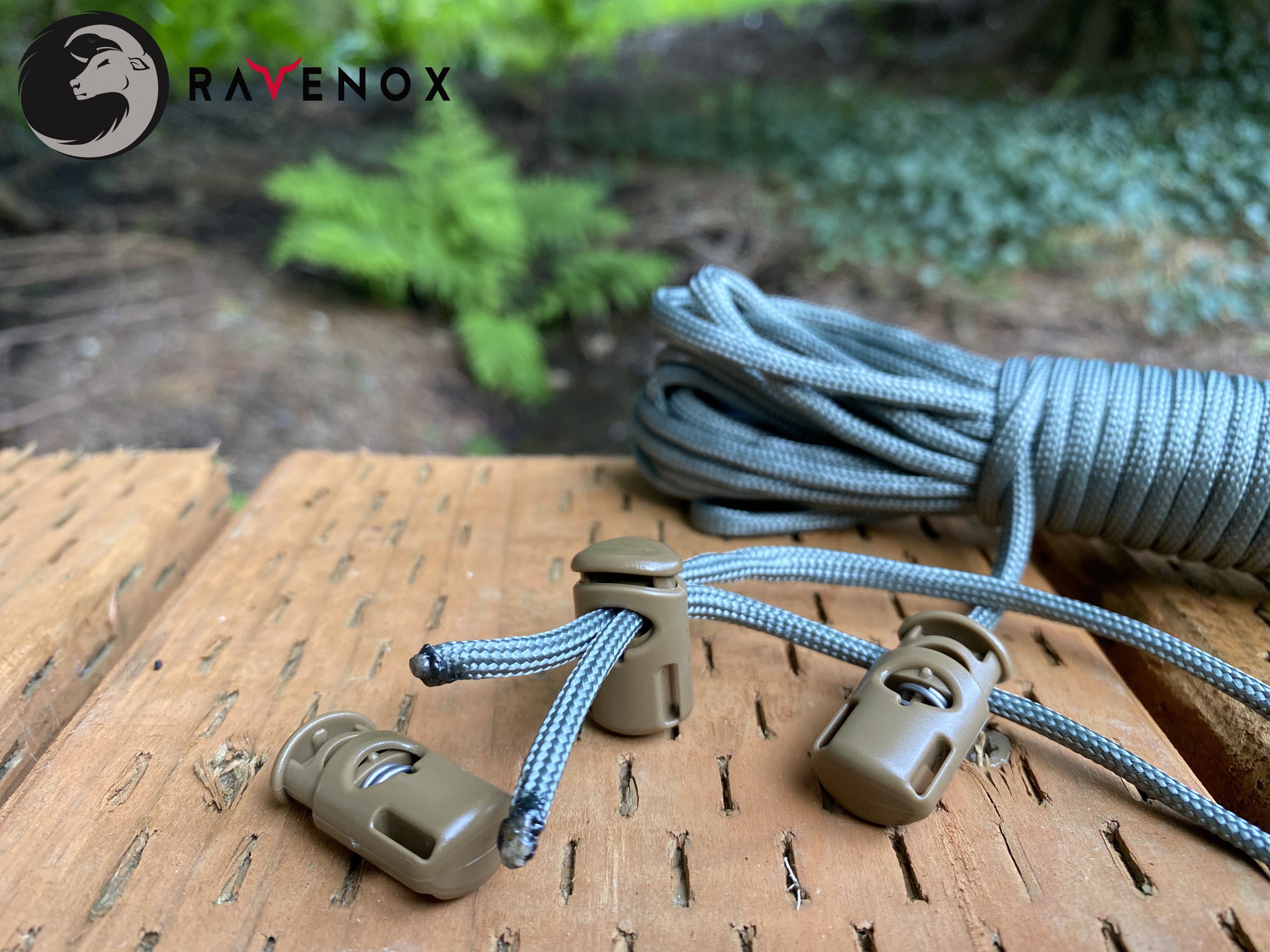 Ravenox Toaster Ellipse Cord Locks | Fits Two Ends on Paracord