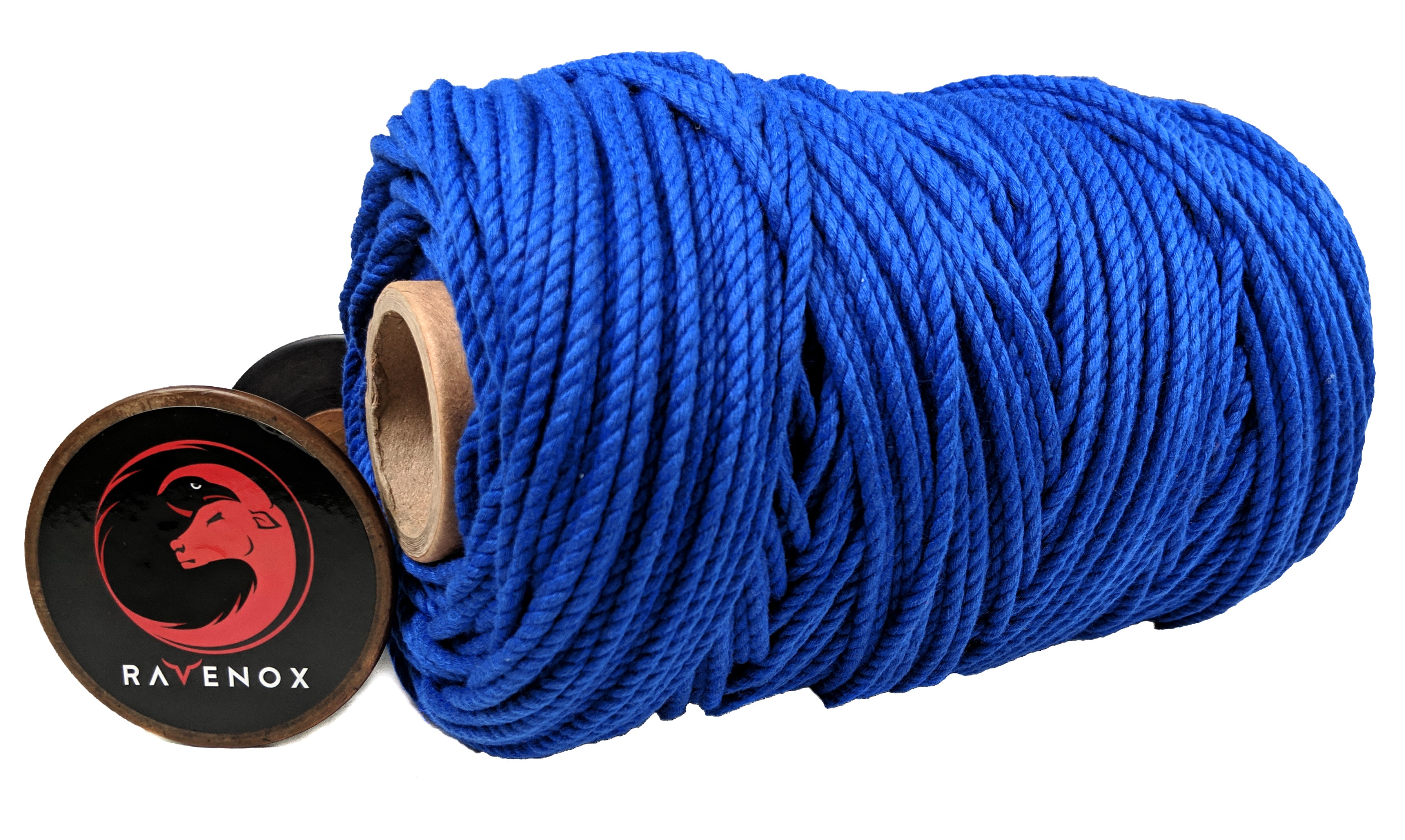 Royal Blue Twisted Cotton Rope | Ravenox Cordage for Every Use
