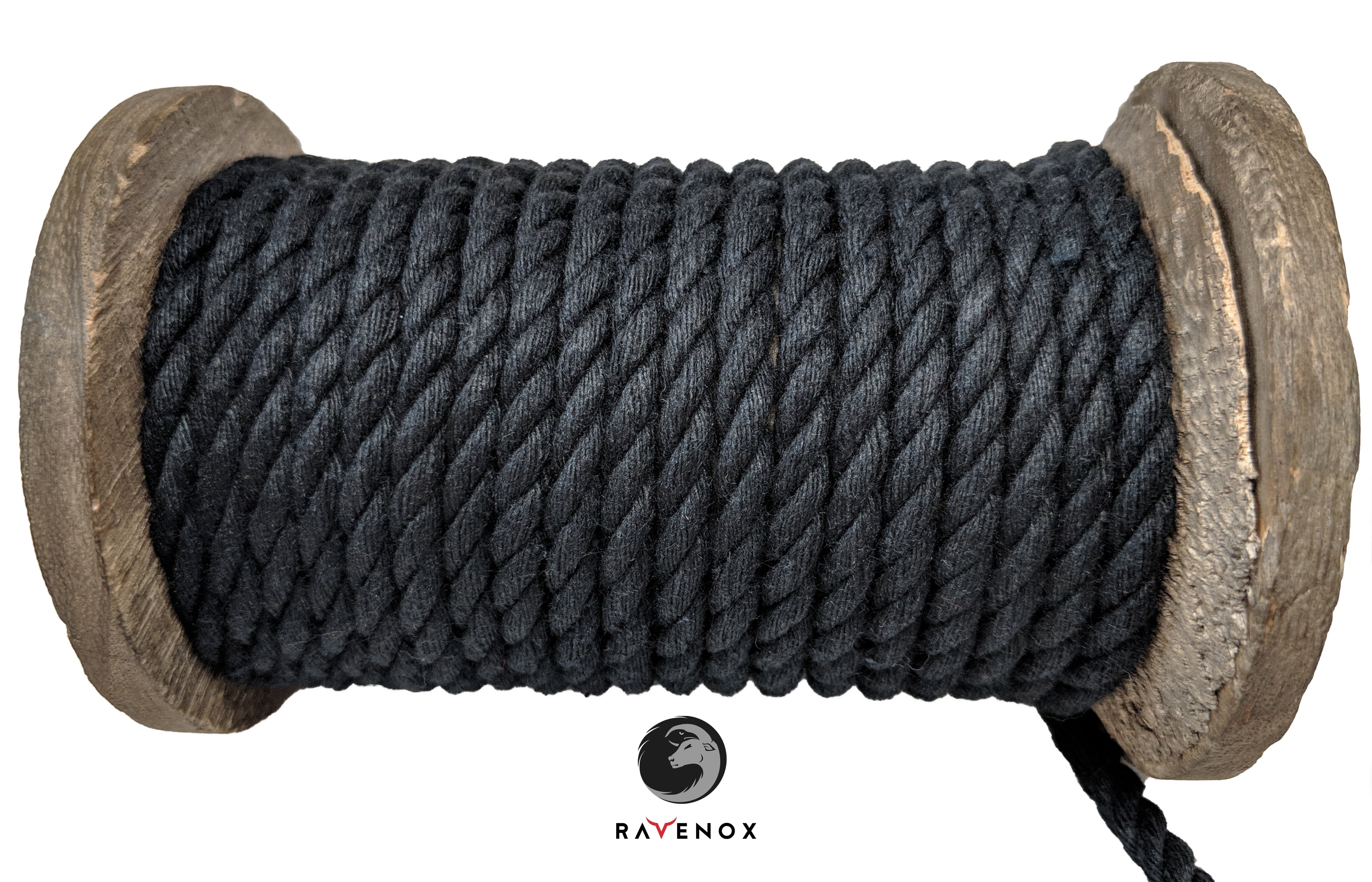 Ravenox Black Twisted Cotton Rope | Great Prices & Wide Variety