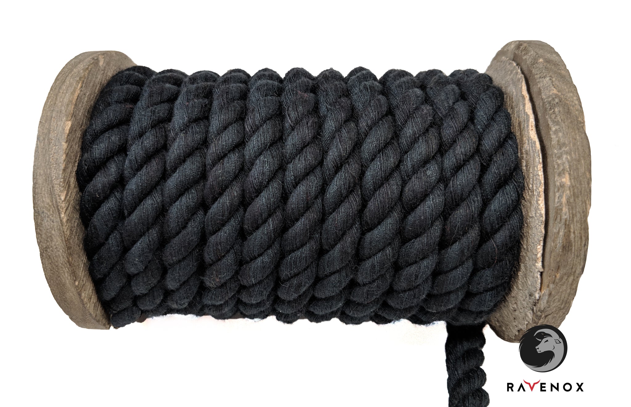 Ravenox Black Twisted Cotton Rope | Great Prices & Wide Variety