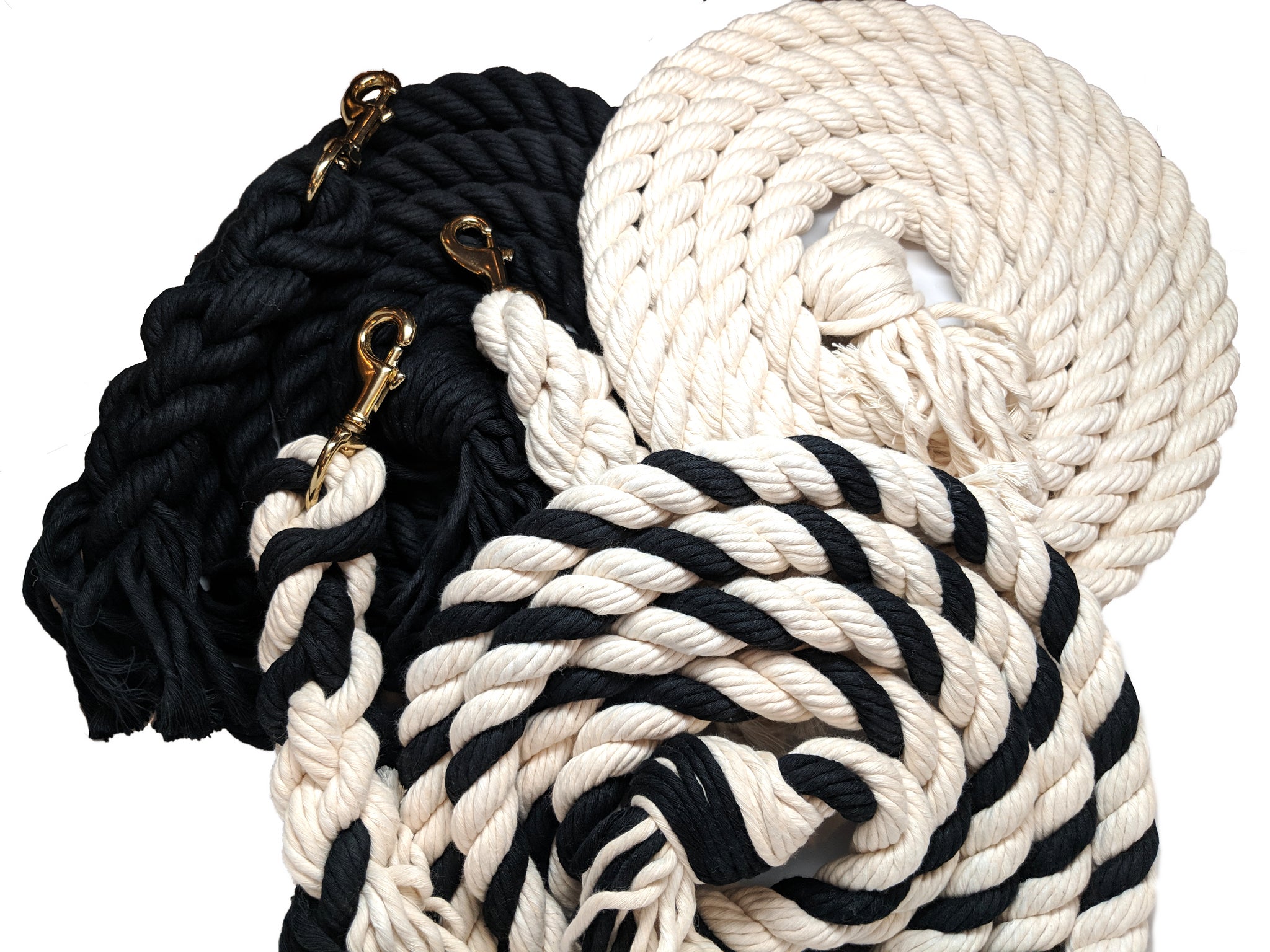 Ravenox Horse Tack Horse Leads | 1-Inch Soft Cotton Rope