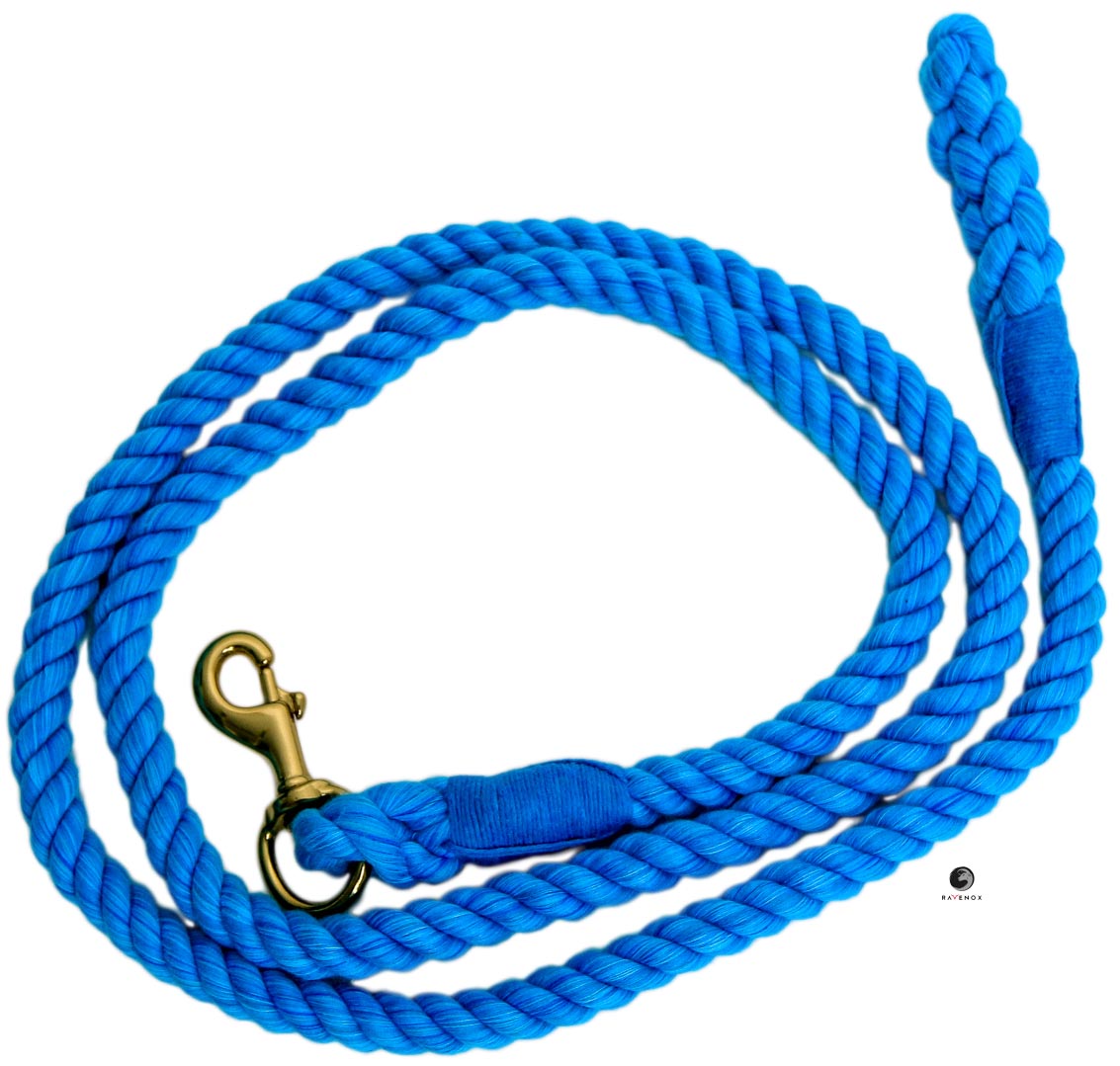 Ravenox Cotton Horse Lead Ropes | Soft Leads in Multiple Colors