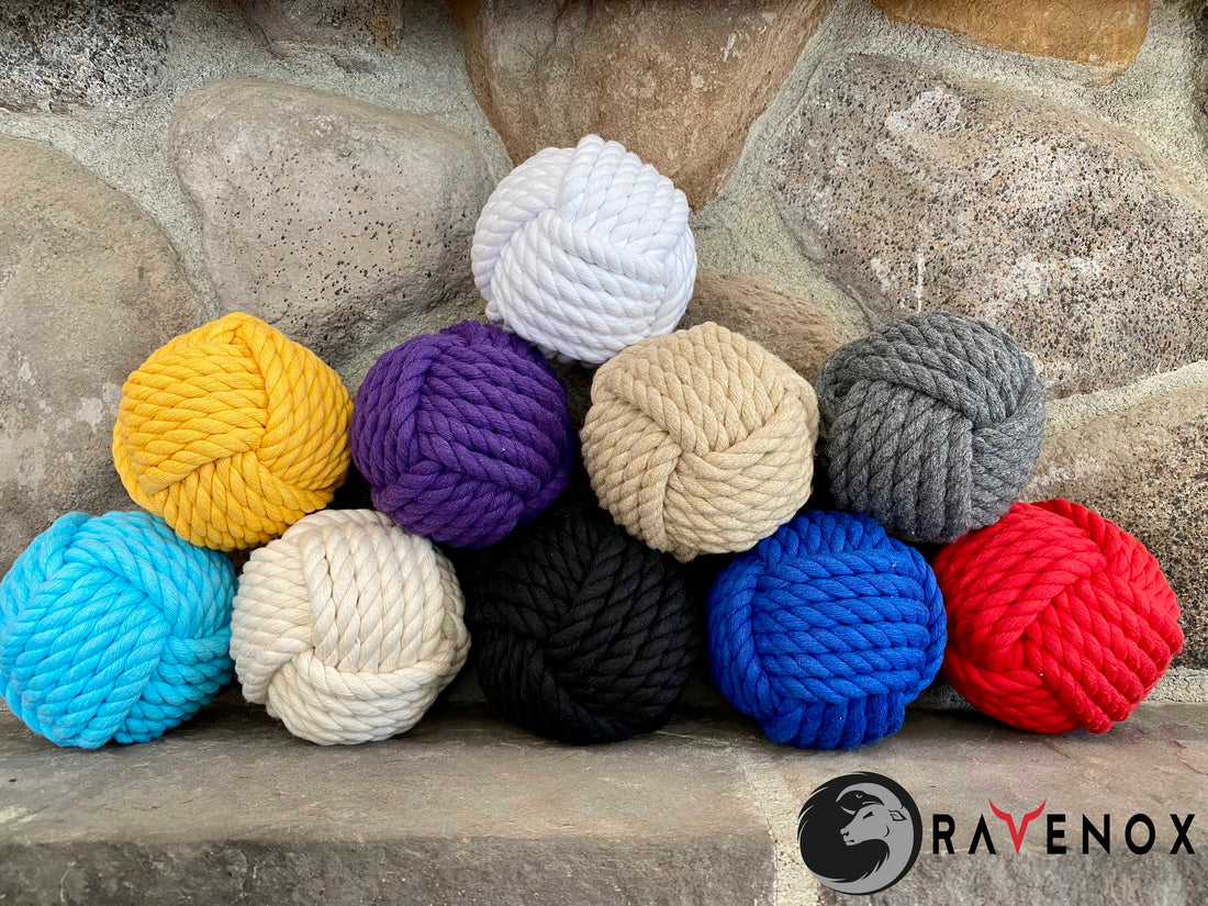 Ravenox Decorative Nautical Rope Balls | Home Decor Centerpieces