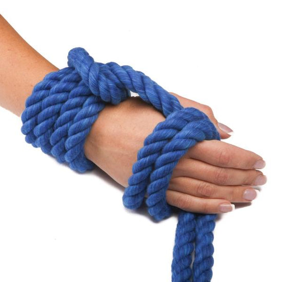 Royal Blue Twisted Cotton Rope | Ravenox Cordage for Every Use