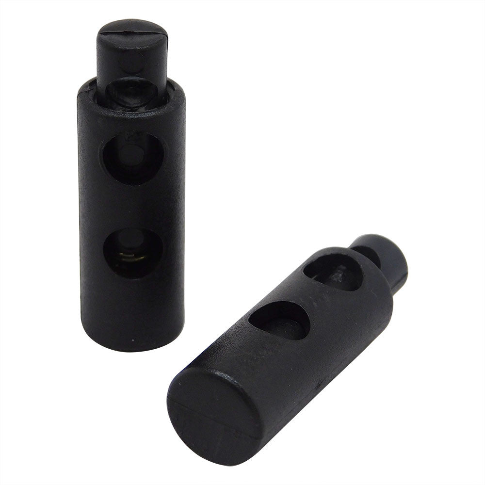 Dual Hole Barrel Cord Lock | Durable Cord Toggle Spring Stopper – Ravenox
