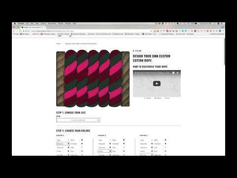 Design Your Twisted Cotton Rope | Multiple Colors to Choose From – Ravenox