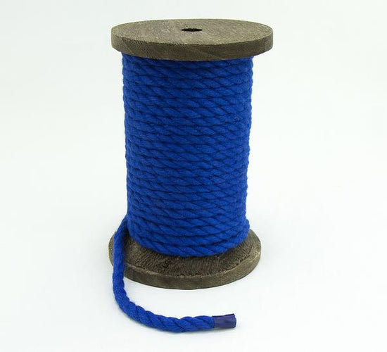 Royal Blue Twisted Cotton Rope | Ravenox Cordage for Every Use