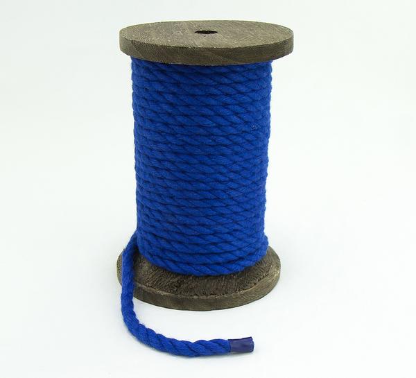 Royal Blue Twisted Cotton Rope | Ravenox Cordage for Every Use