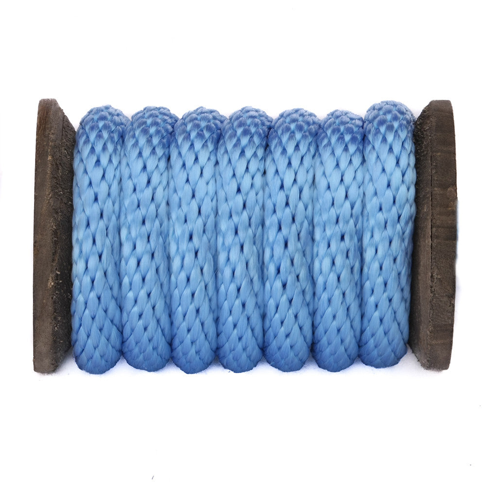 Sky Blue Braided Utility Rope | Low Priced, USA Made Derby Rope – Ravenox