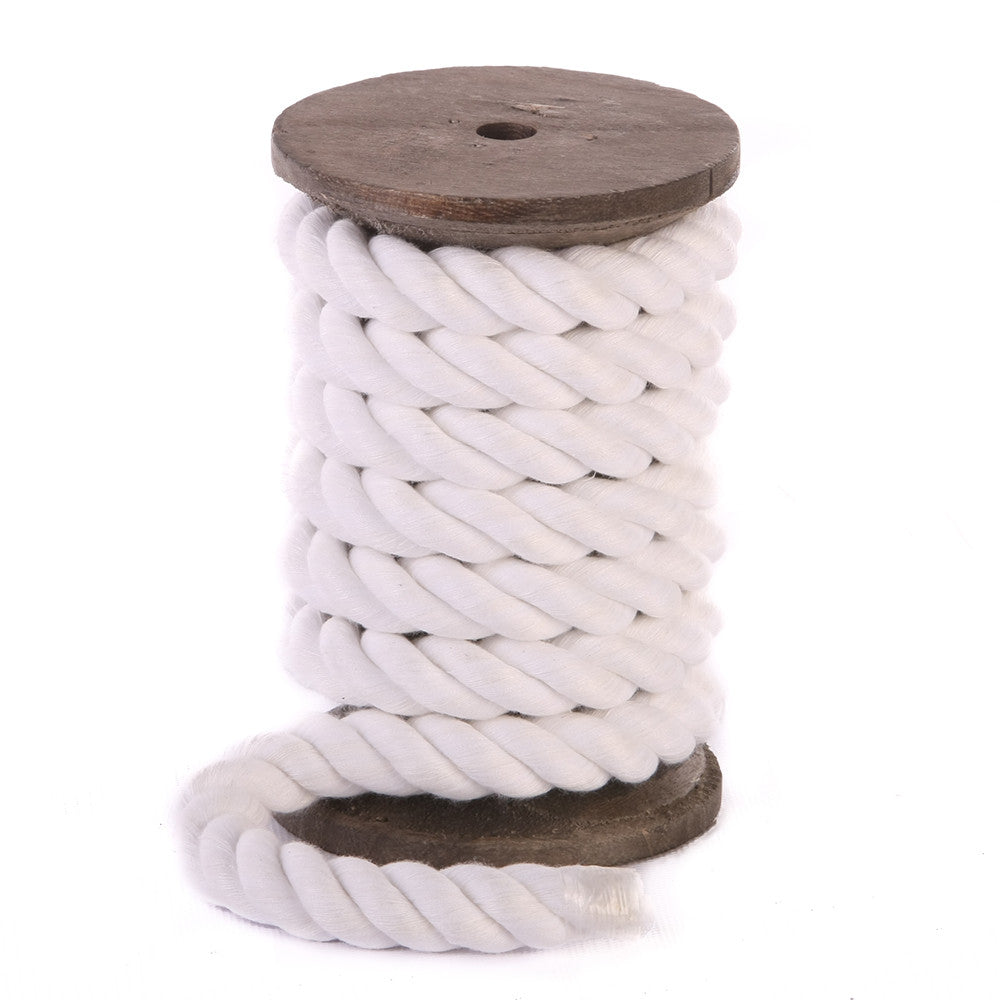 Ravenox Snow White Cotton Rope | Durable All-Purpose Cotton Cord